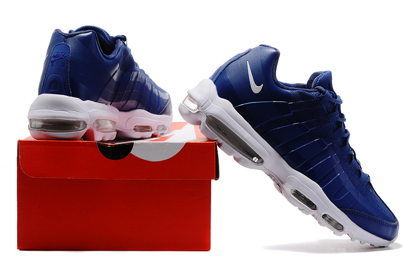 Nike Air Max 95 Essential Royal Blue White Men Running Shoes - Air Max ...