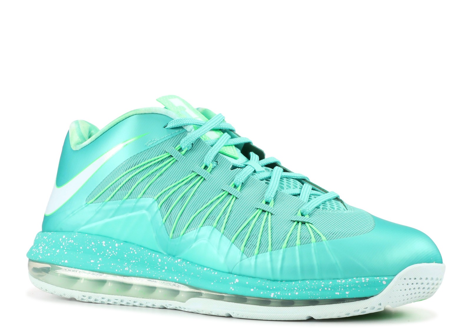 Air Max Lebron 10 Low Easter Psn Crystal Green Mint Fiberglass 579765 ...