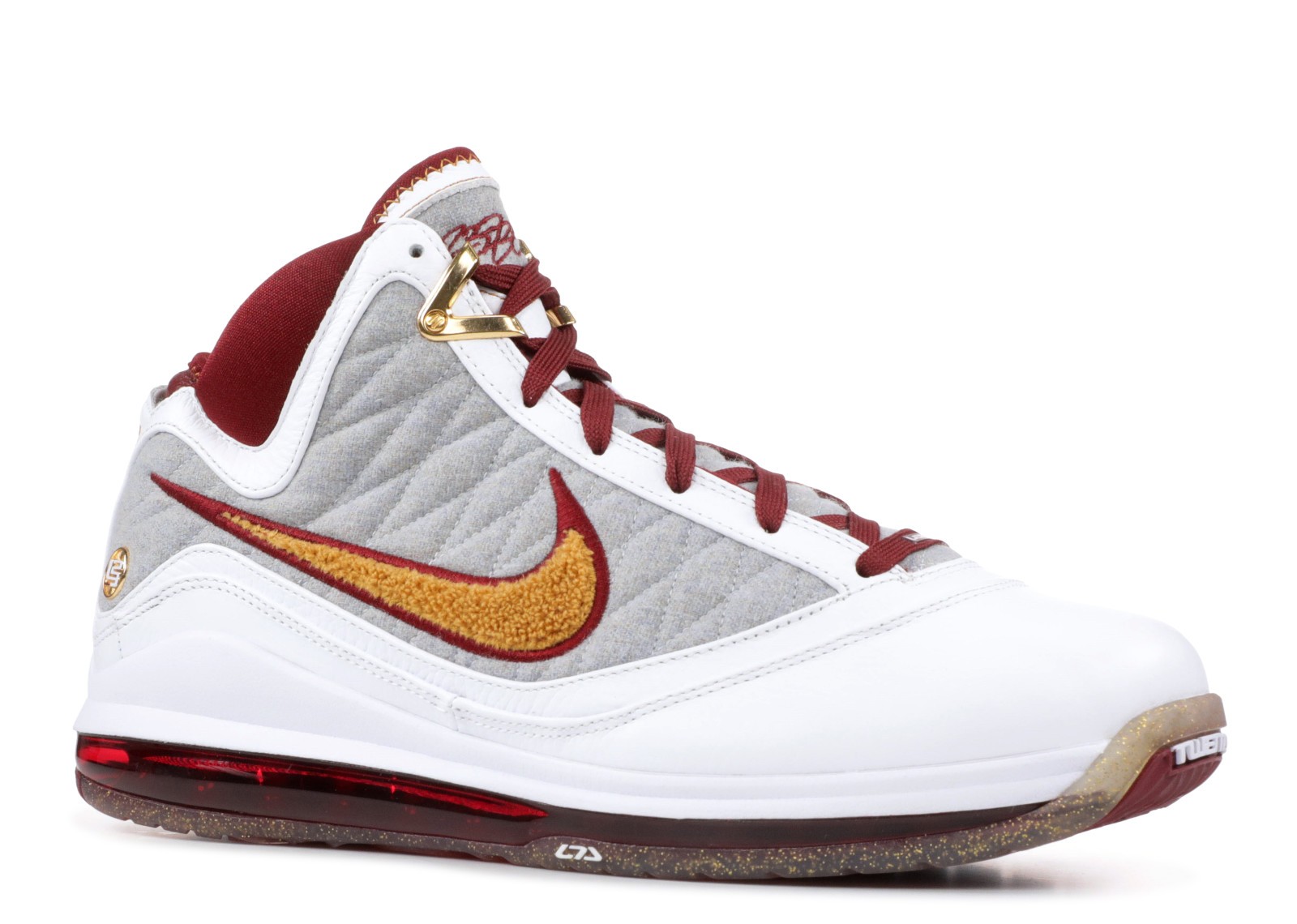 Air Max Lebron 7 Nfw Mvp Grey Bronze Red Team White Wlf 383578-102 ...