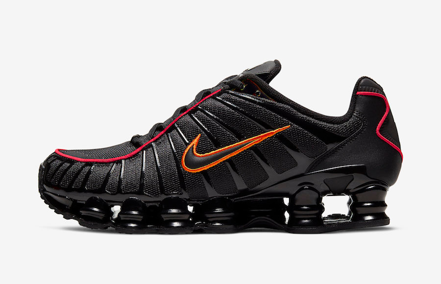 Nike Shox TL Black Magma Orange CV1644-001 - Nike Shox Other Shoes ...