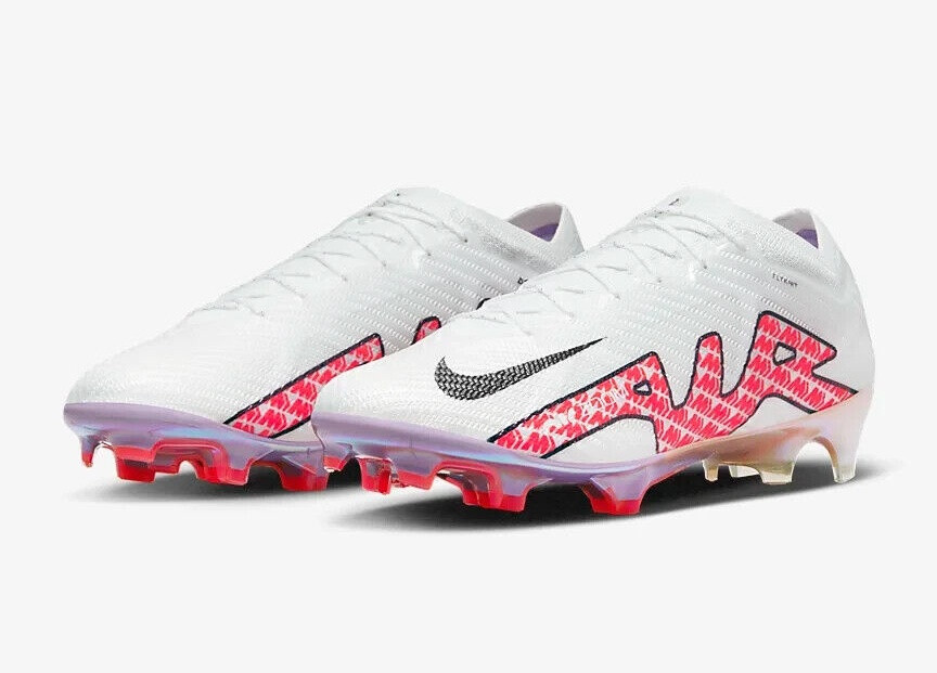 Nike Zoom Mercurial Vapor 15 Elite FG Coconut White Bright Crimson ...