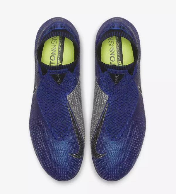 Nike Phantom Vision Elite Dynamic FG Racer Blue Metallic Silver Volt ...