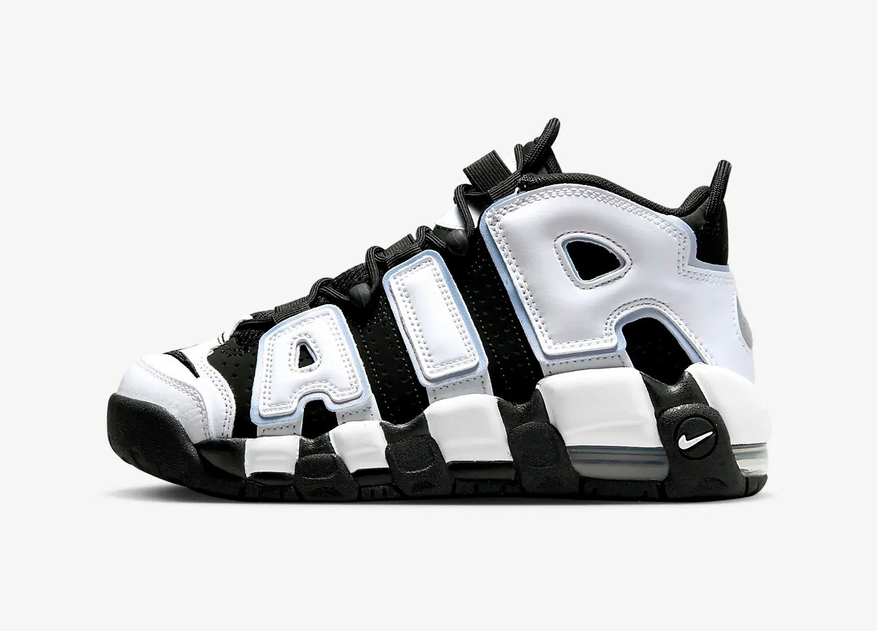 Nike Air More Uptempo 96 GS Cobalt Bliss Black White Multi Color DQ6200 Nike Air More Uptempo 96 GS Cobalt Bliss Black White Multi Color DQ6200