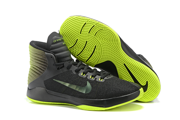 Nike Prime Hype DF 2016 EP Black Green Mens Basketball Shoes 844788 ...