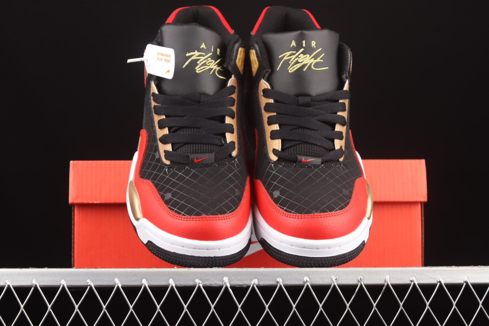 Nike Air Flight Legacy Black Red Metallic Gold White DD8493-091 - Nike ...