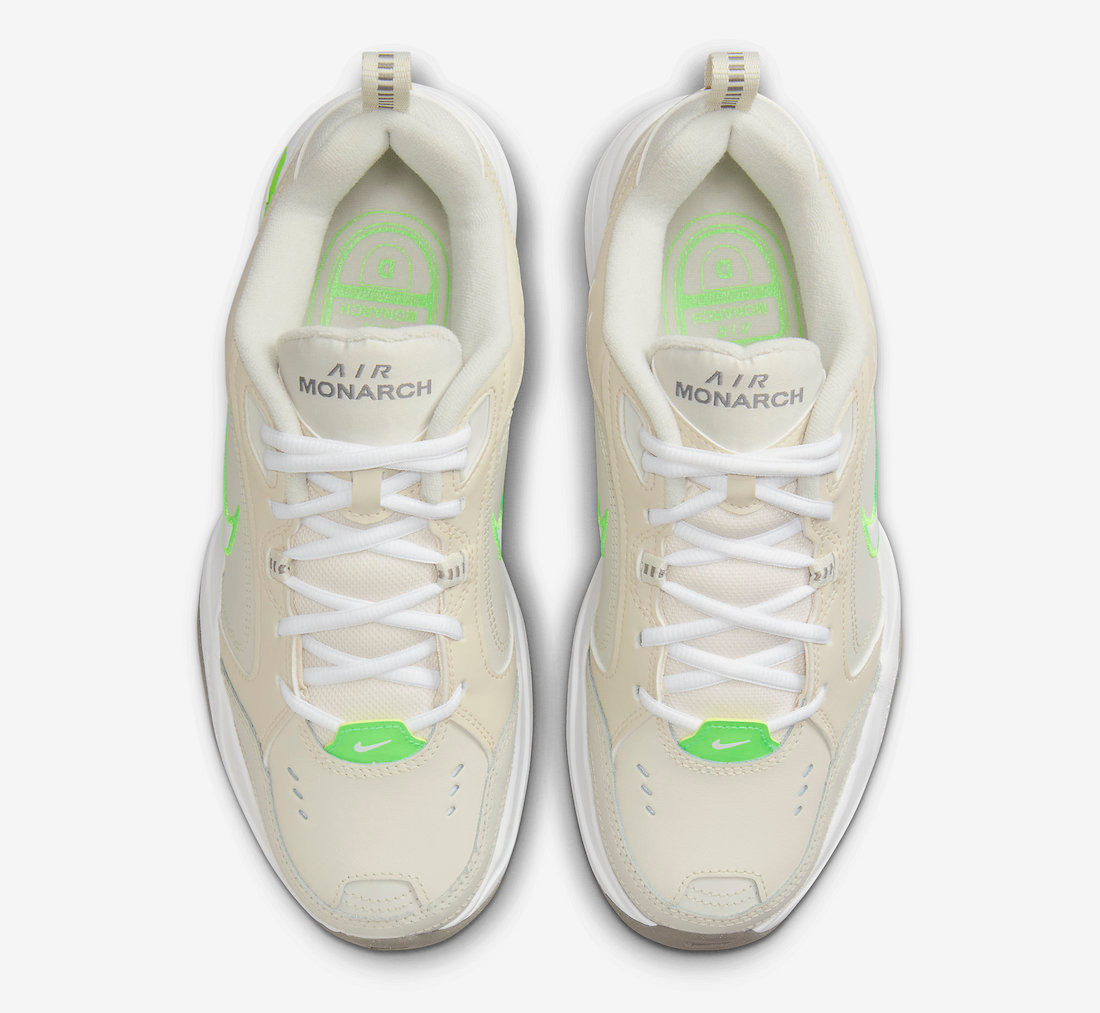 Nike Air Monarch IV Light Bone Light Mahogany Shock Green FN3436-011 ...