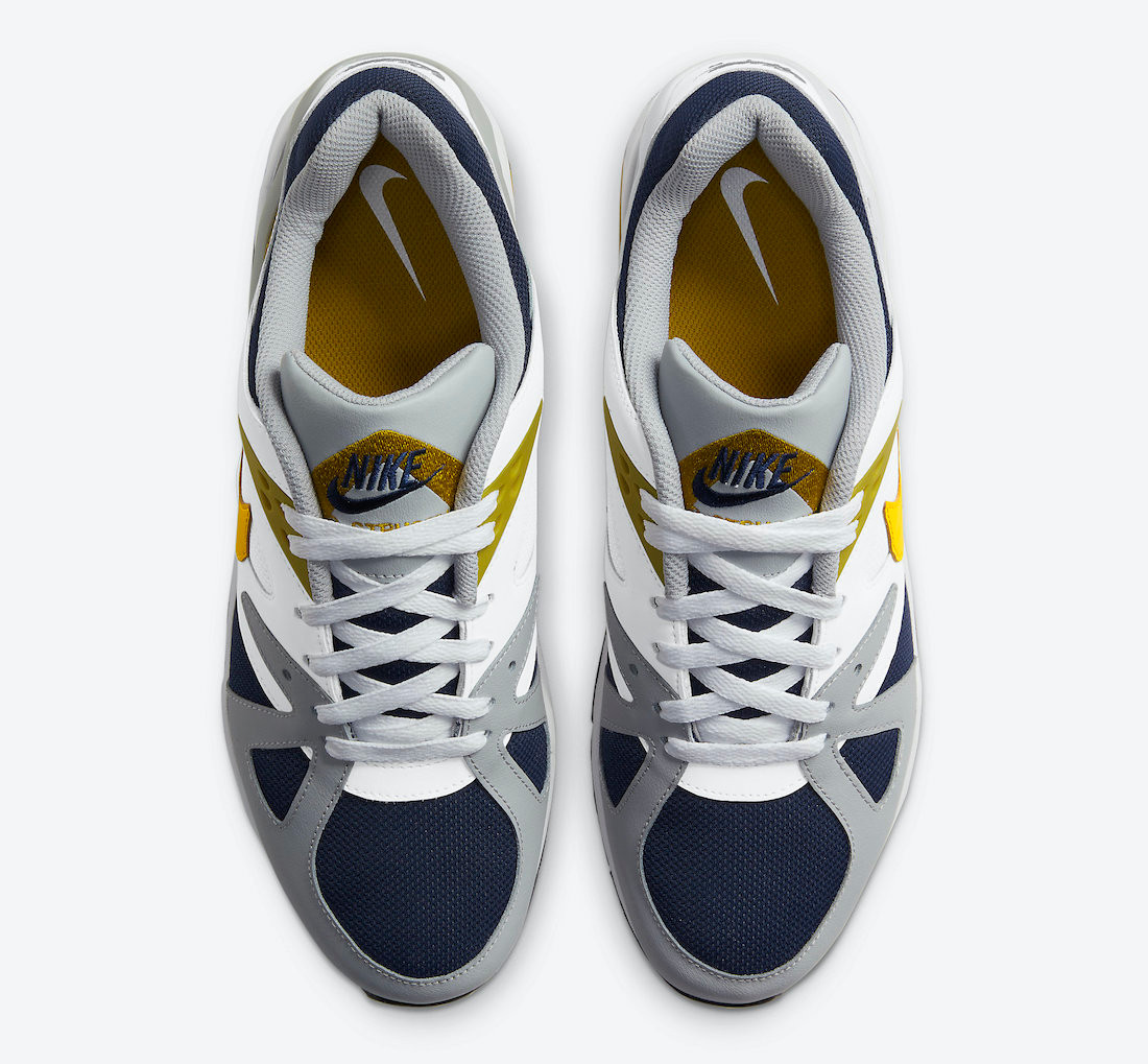 Nike Air Structure Triax 91 White Midnight Navy Dark Citron DB1549-400 ...