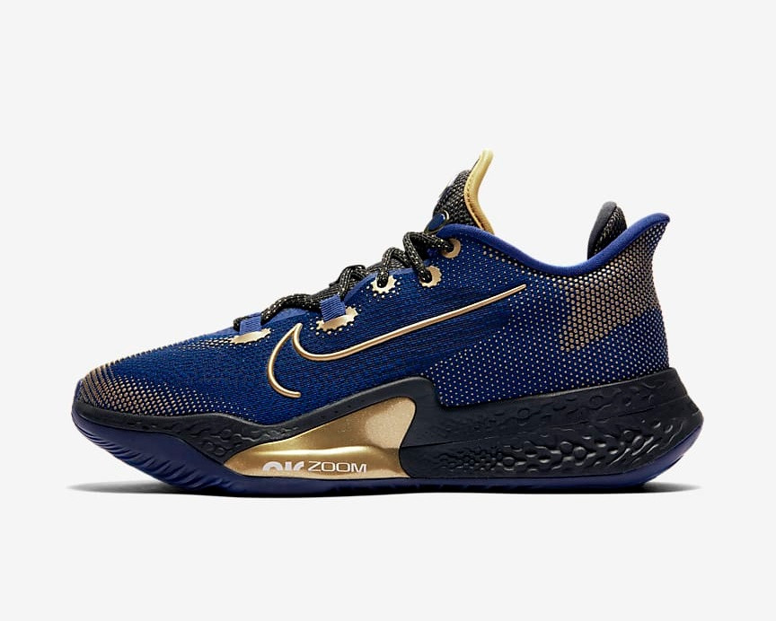 Nike Air Zoom BB NXT Blue Black Metallic Gold Coin CK5707-400 - Nike ...