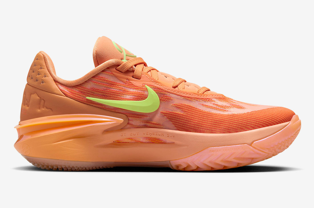 Nike Air Zoom GT Cut 2 x Arike Ogunbowale Orange Frost Bright Mandarin ...