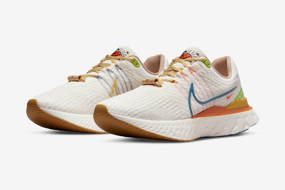 Nike React Infinity Run 3 Flyknit Sun Club Sail Hot Curry Riftblue ...
