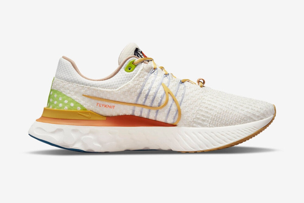 Nike React Infinity Run 3 Flyknit Sun Club Sail Hot Curry Riftblue ...
