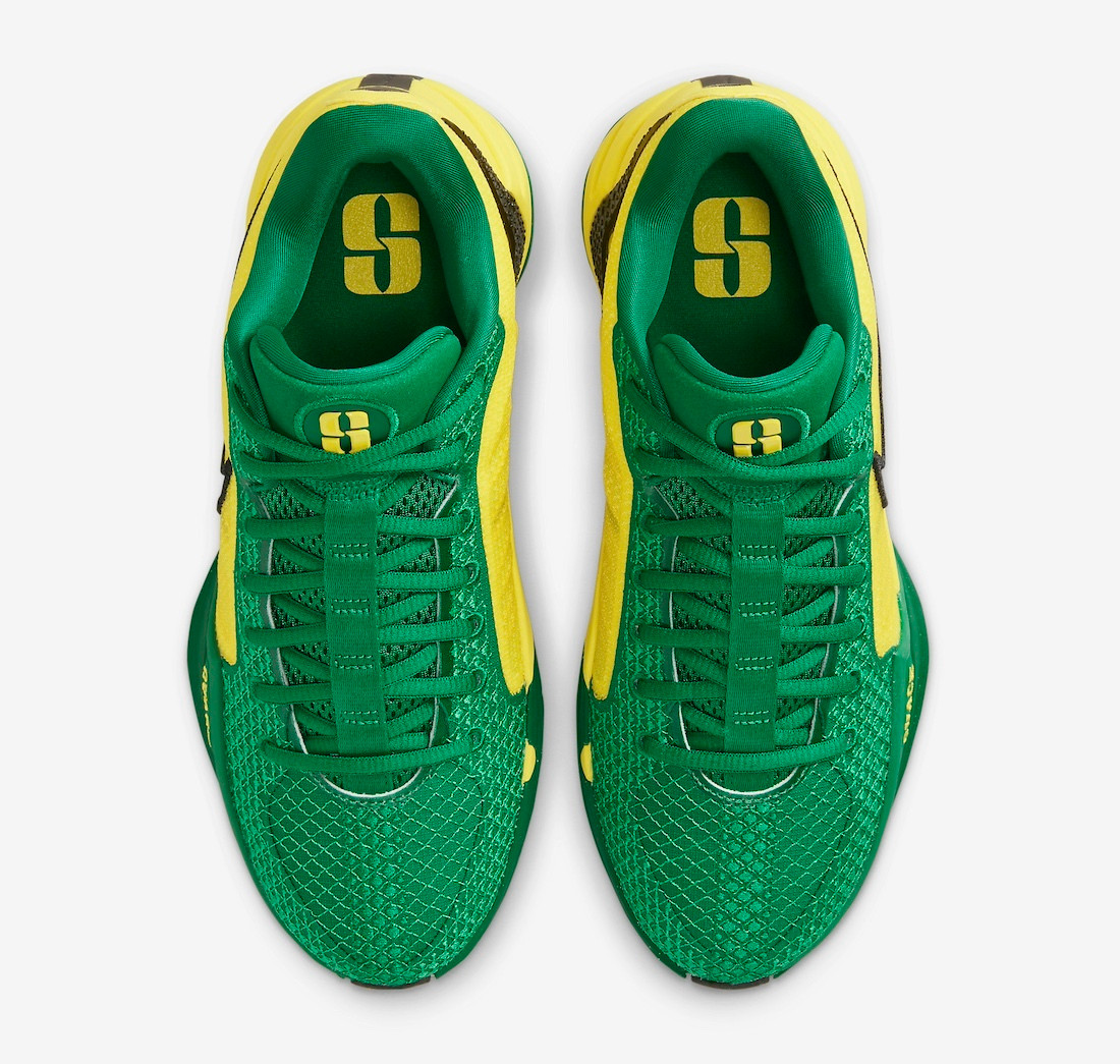 Nike Sabrina 1 Oregon Ducks Malachite Black Lightening Stadium Green ...