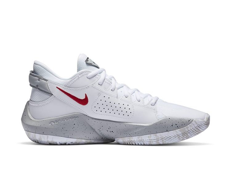 Nike Zoom Freak 2 White Black Gym Red Cement Grey CK5825-100 - Nike ...