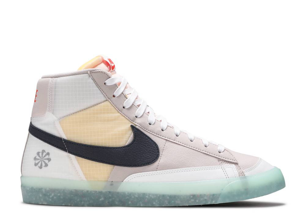 Nike Blazer Mid 77 Move To Zero Glacier Ice Navy Armory Orange Cream ...