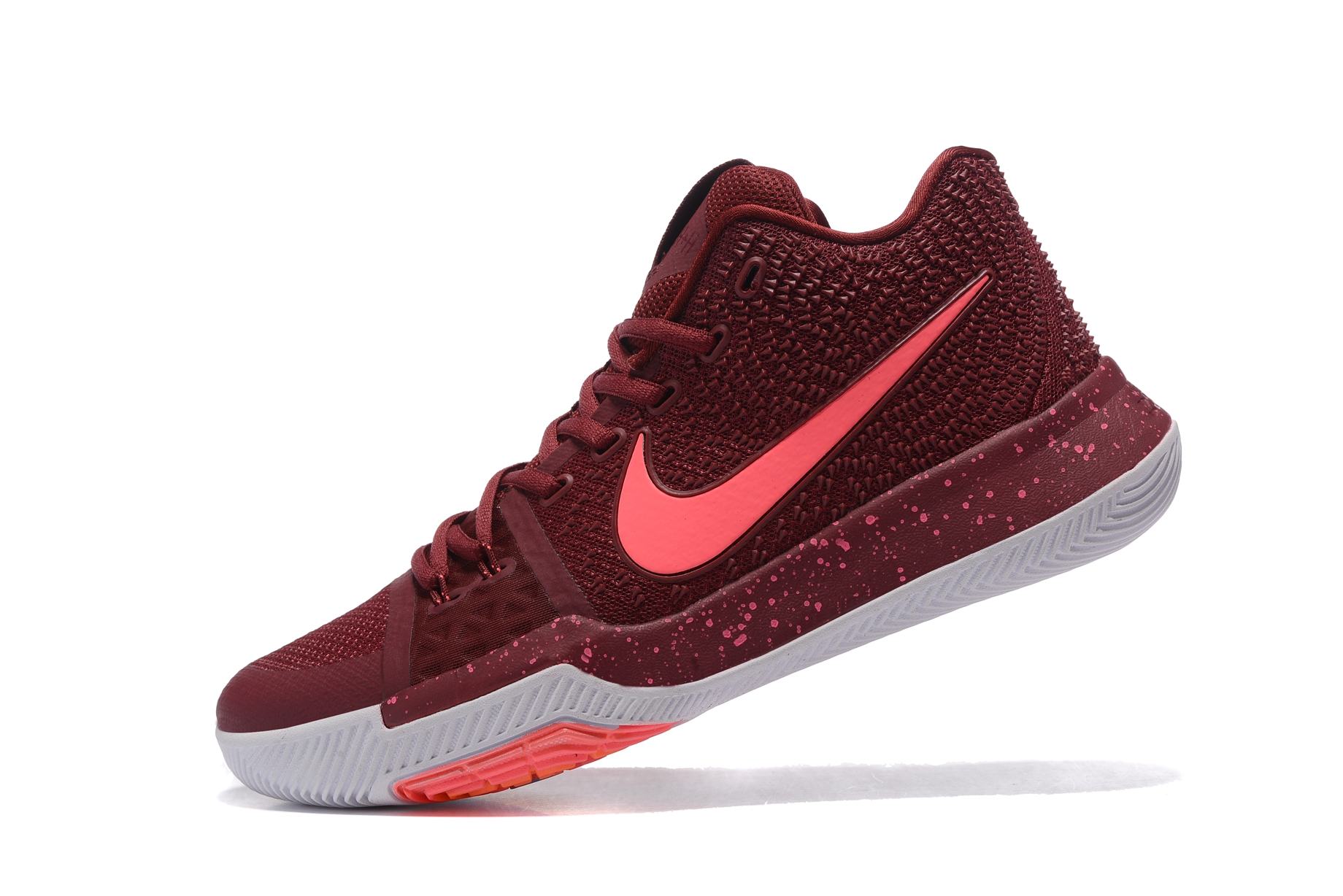 Nike Kyrie 3 Men Shoes Sneaker Basketball Spekle Pack White Crimson ...