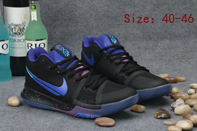 Nike Zoom Kyrie 3 EP Men Basketball Shoes Black Blue Purple - Nike ...