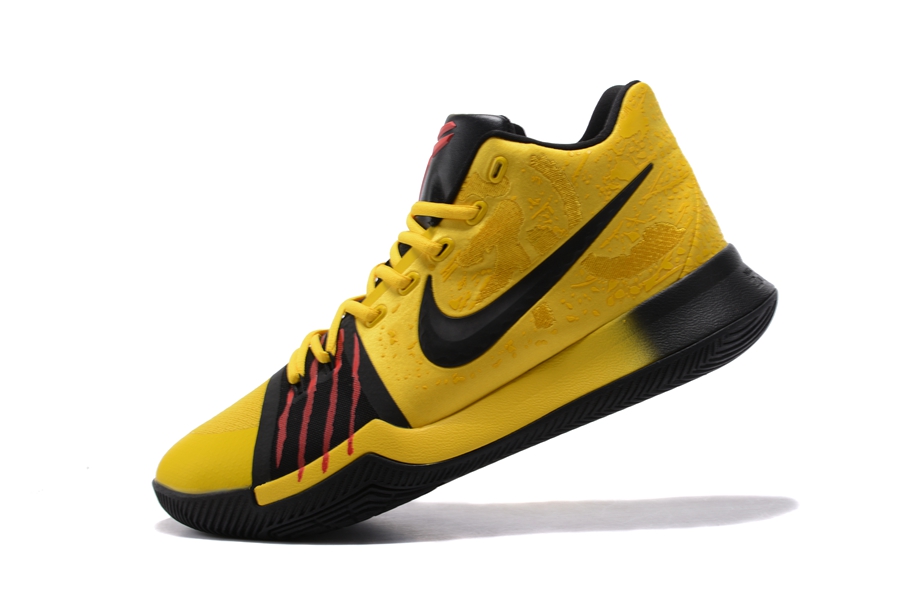 Nike Zoom Kyrie III 3 Men Basketball Shoes Yellow Purple Black AJ1672 ...