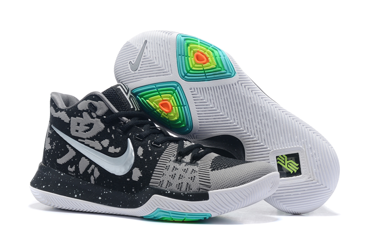 Nike Zoom Kyrie III 3 black white Men Basketball Shoes - Nike Kyrie 3 ...