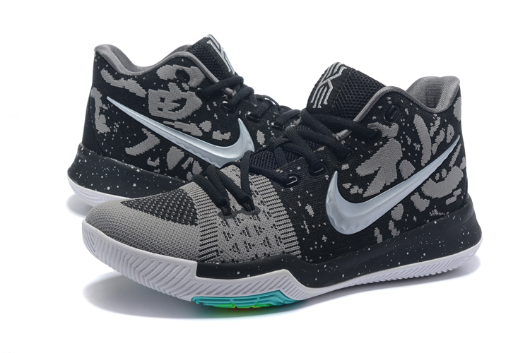 Nike Zoom Kyrie III 3 black white Men Basketball Shoes - Nike Kyrie 3 ...