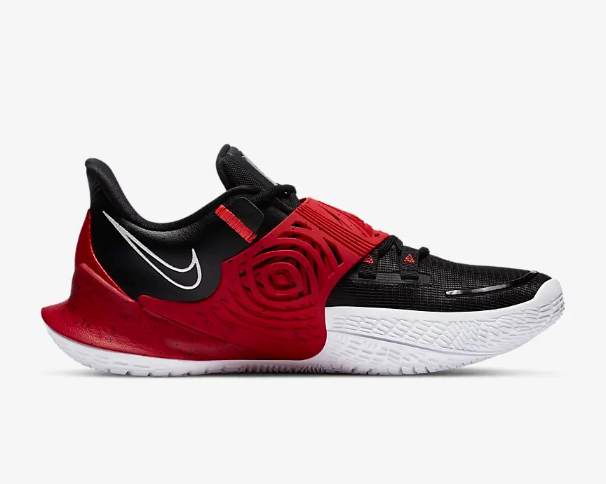 Nike Zoom Kyrie Low 3 Team Black University Red Metallic Silver CW6228 ...