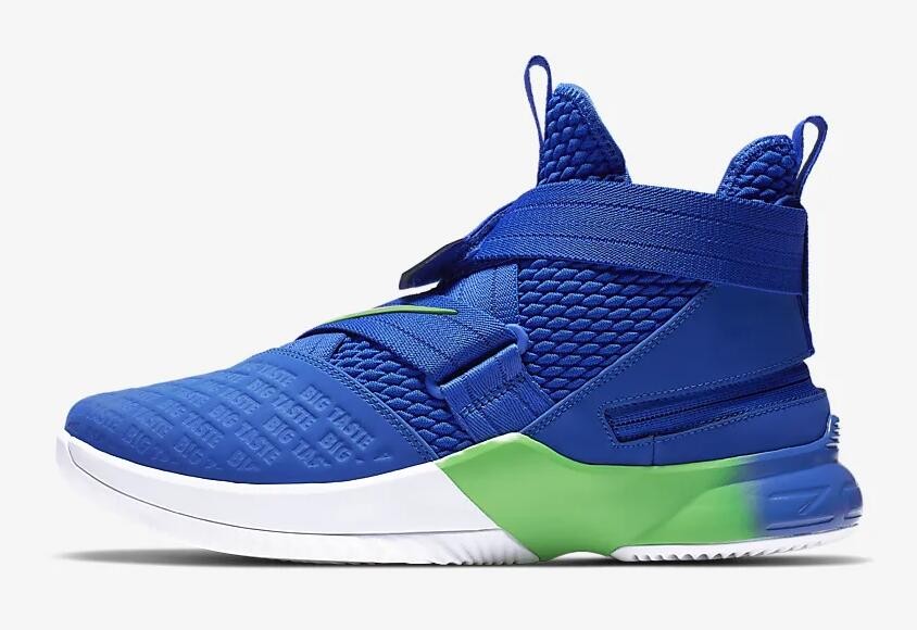 Nike LeBron Soldier 12 FlyEase Hyper Royal Sonic Yellow AV3812-400 ...