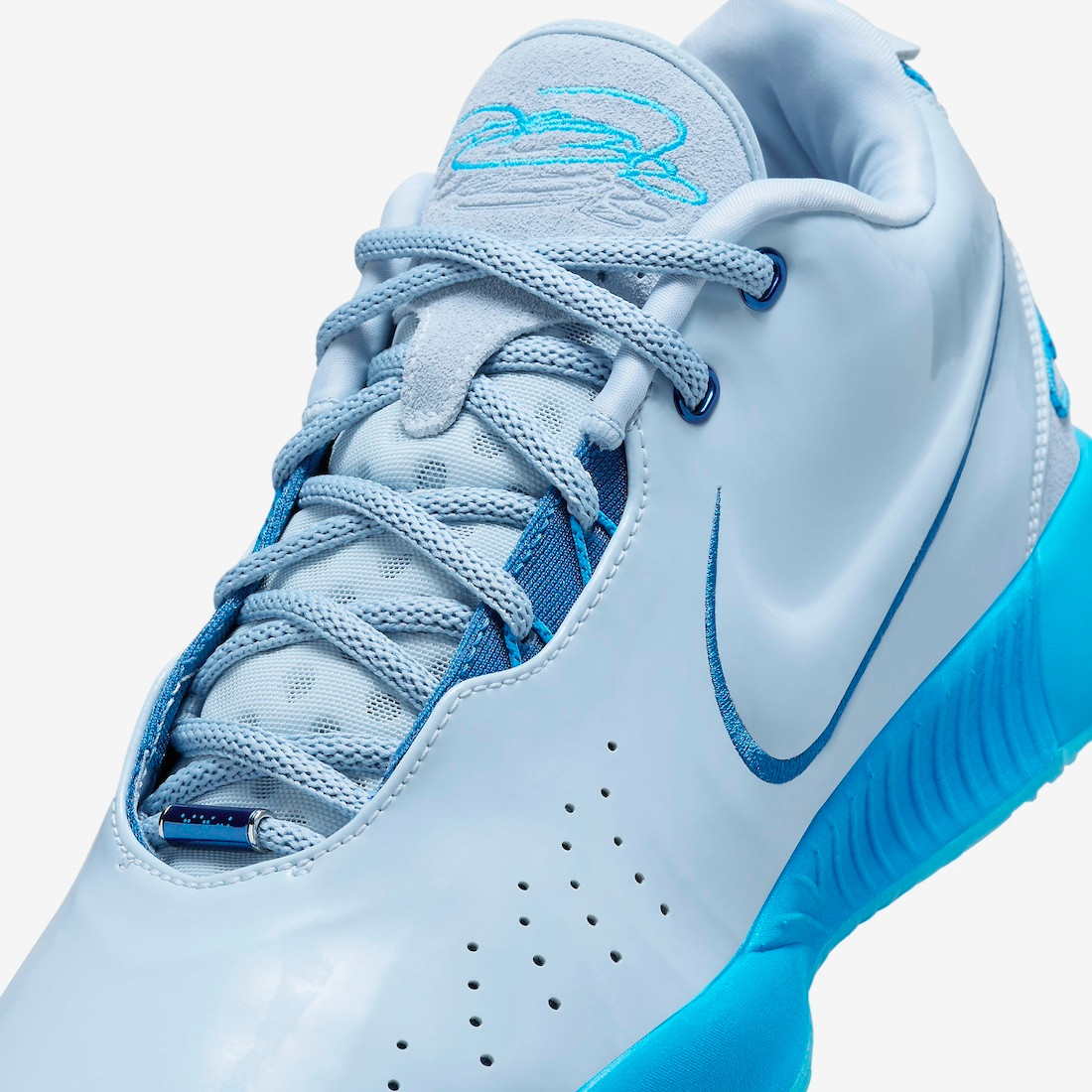 Nike LeBron 21 Blue Diver Light Armoury Blue Ashen Slate Blue Hero ...