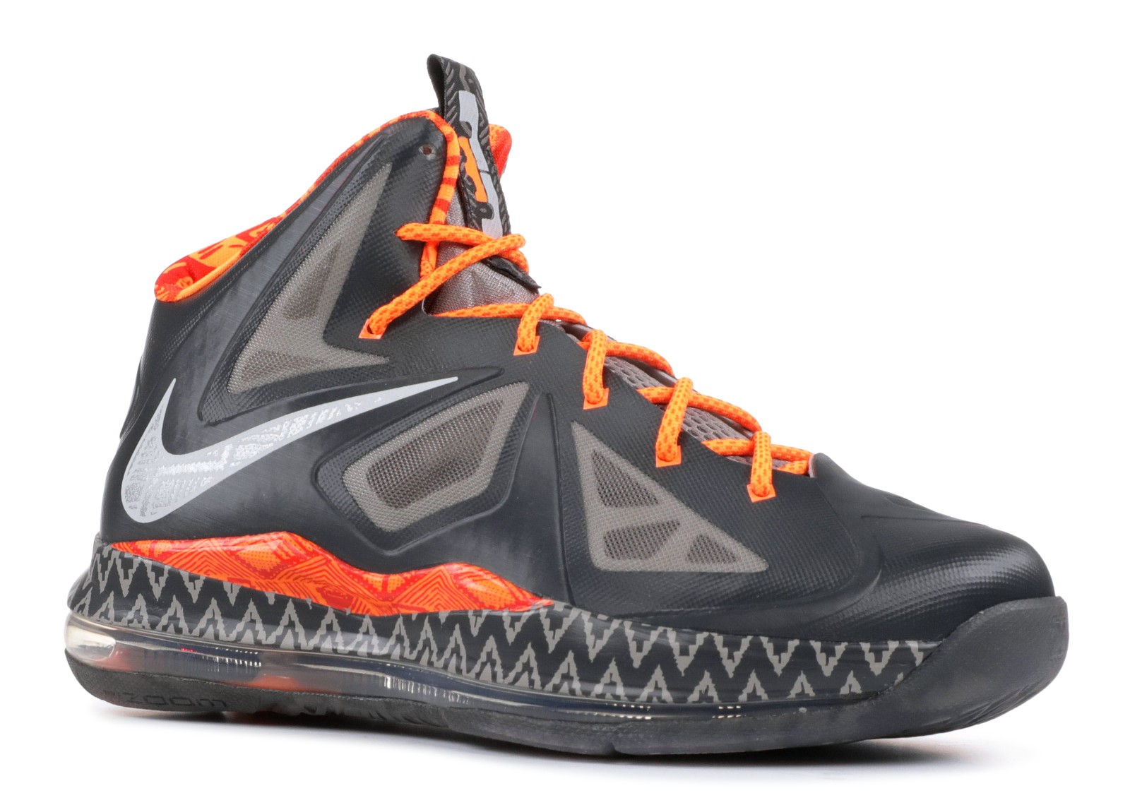 orange lebron 10