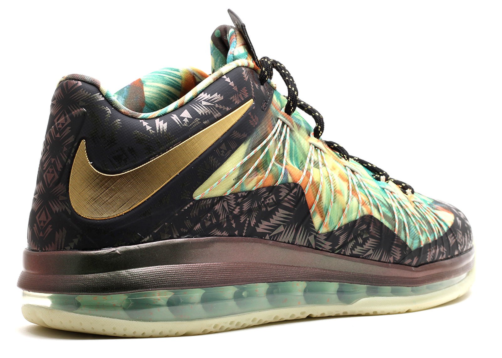 Lebron 10 Low PS Elite Championship Pack Green Gold Black 579765-900 ...