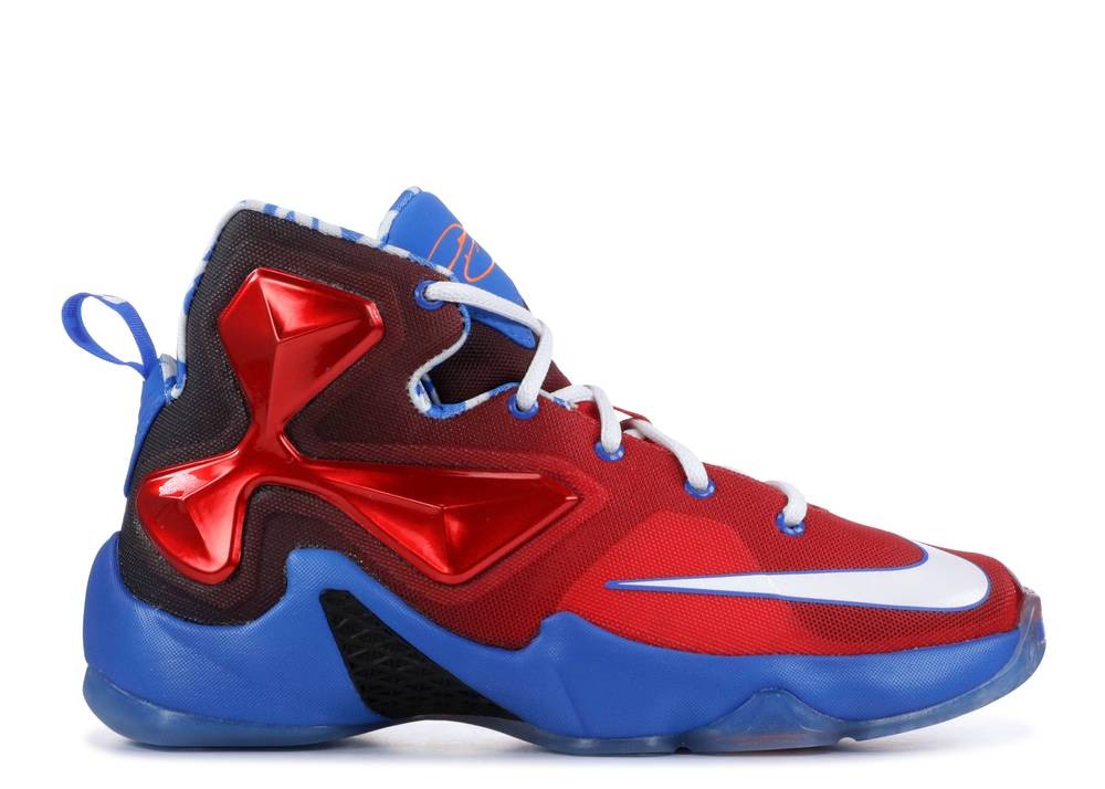 Nike Lebron Xiii Gs Mini Hoop Fly Blue Bright Black White Magenta ...