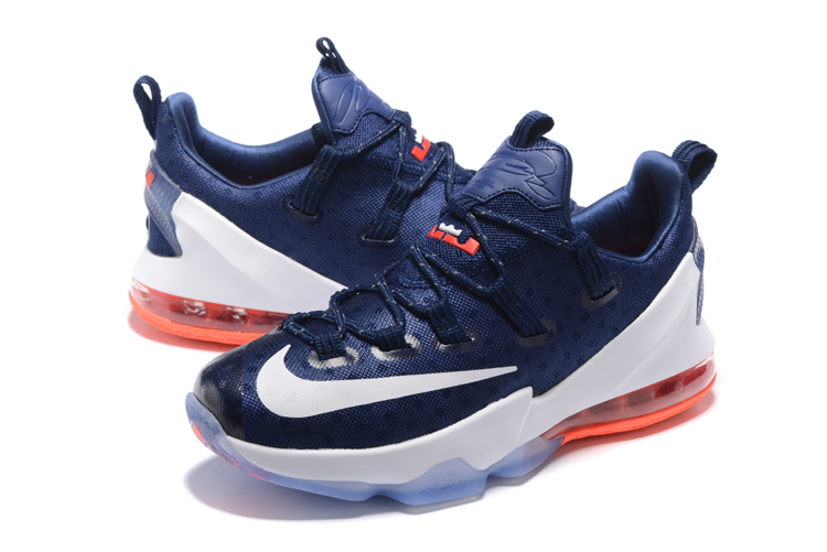 Nike Lebron XIII Low EP James 13 Navy Blue White Red Men Basketball ...