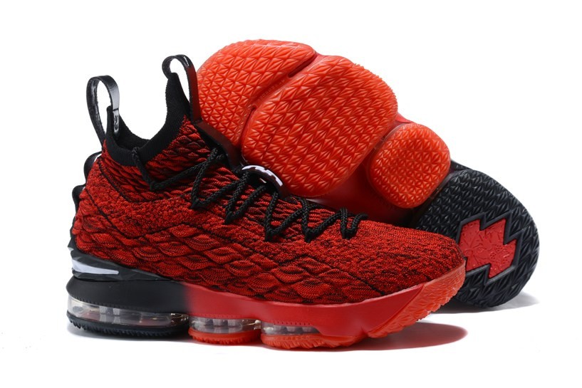 Nike Zoom Lebron XV EP LBJ15 Red Black 897649-602 - Zoom Lebron XV 15 ...