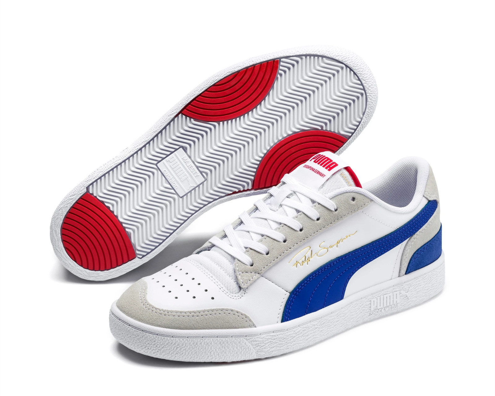 Puma Ralph Sampson Lo Vintage White Mens Casual Shoes 371767-01 - Puma ...