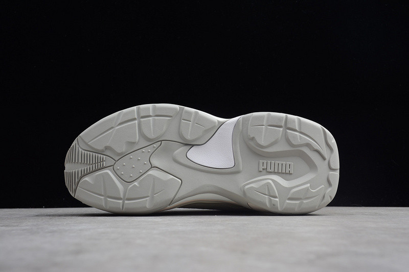 Puma Thunder Desert Bright White Grey Violet Puma White Shoes 367997-03 ...
